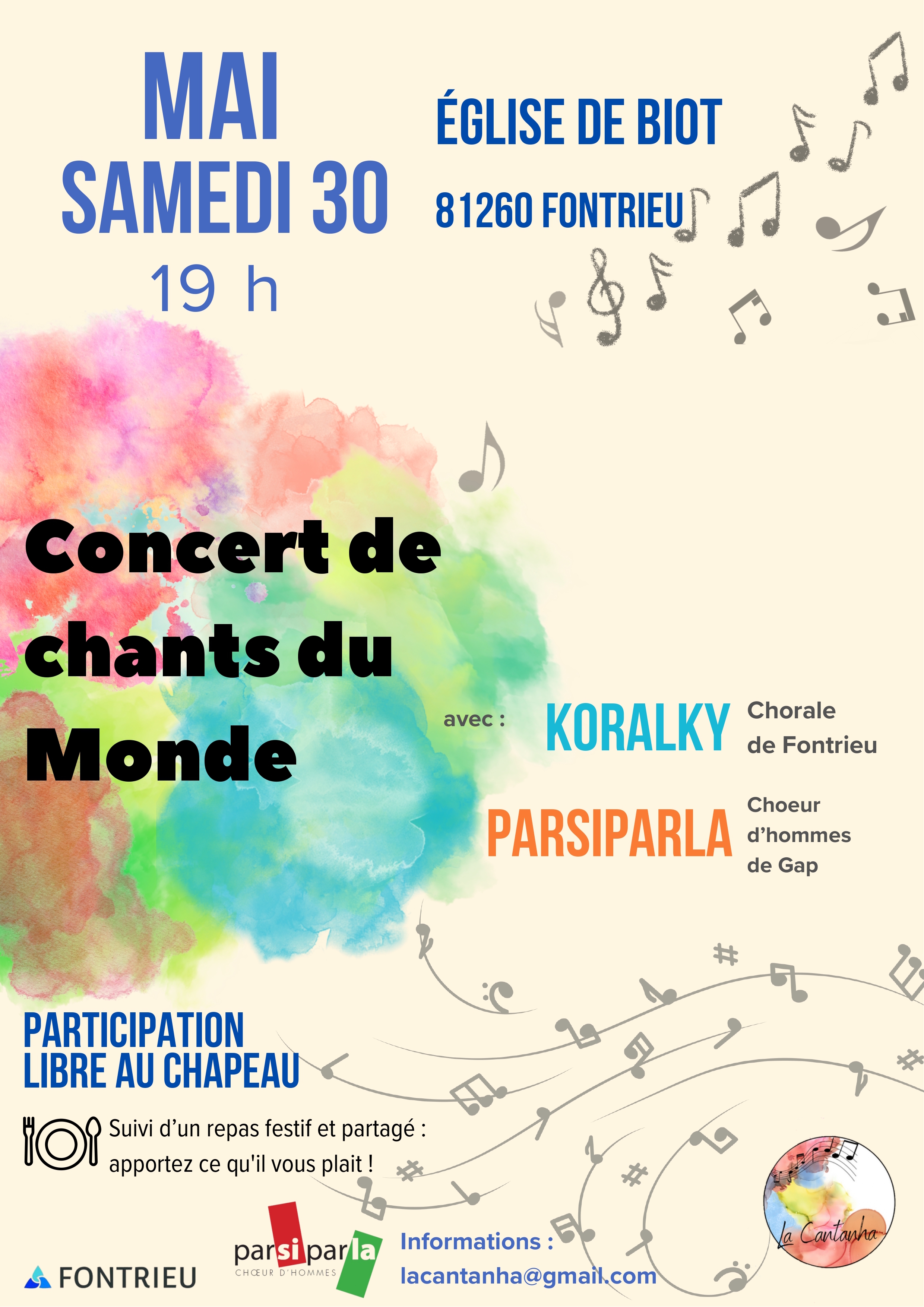 Concert de chants du Monde